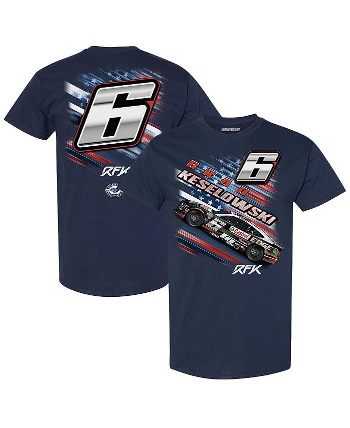 Rfk Racing Men's Navy Brad Keselowski Patriotic Fuel T-shirt - Macy's