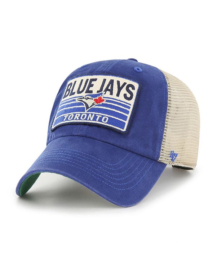 '47 Brand Men's Royal Toronto Blue Jays Four Stroke Clean Up Trucker ...