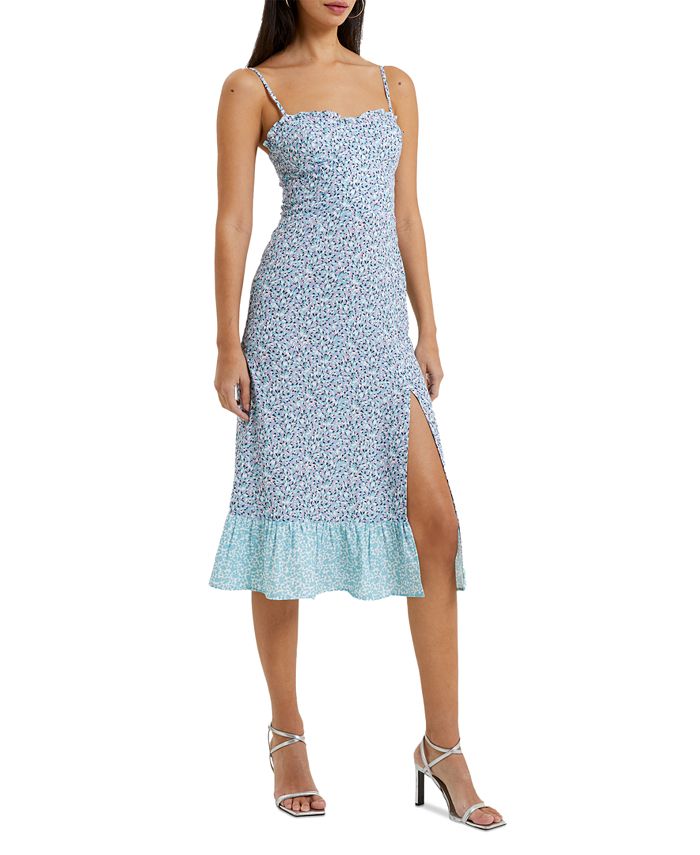French Connection Women's Verona Sweetheart Midi Slip Dress - Macy's