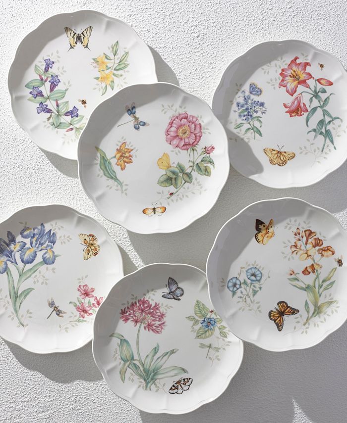Lenox Butterfly Meadow 18 Piece Set, Service for 6 - Macy's
