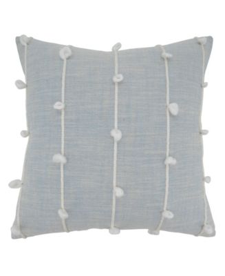 Saro Lifestyle Throw Pillow, 22" x 22" - Macy's