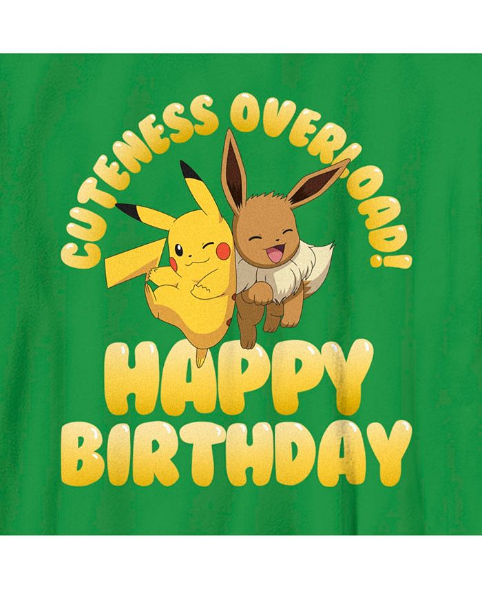 Nintendo Boy's Pokemon Pikachu and Eevee Cuteness Overload Happy ...