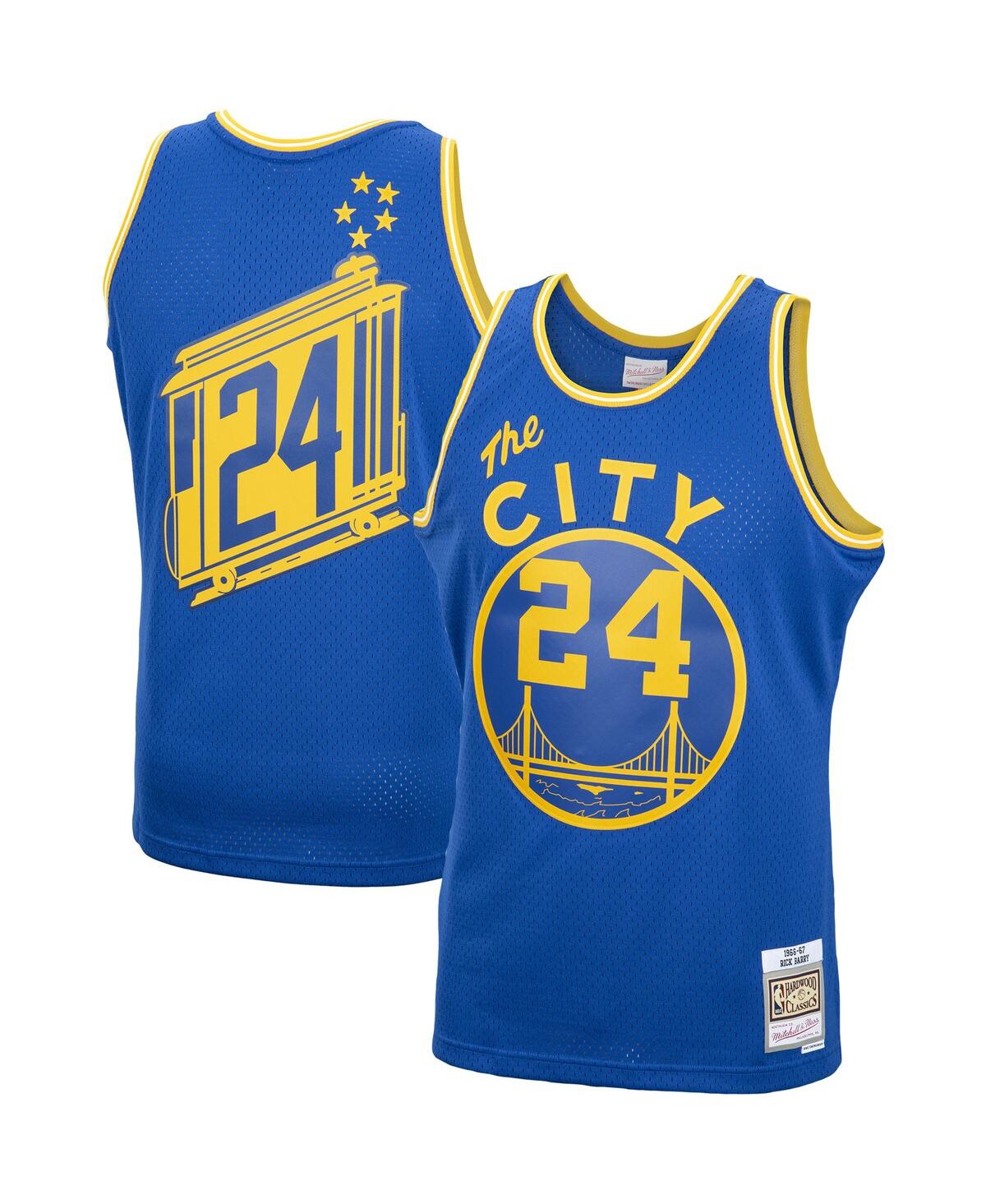 Click here for Mens Mitchell & Ness Rick Barry Royal Golden State... prices