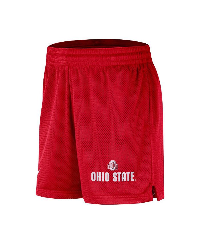 Nike Men's Scarlet Ohio State Buckeyes Mesh Performance Shorts - Macy's
