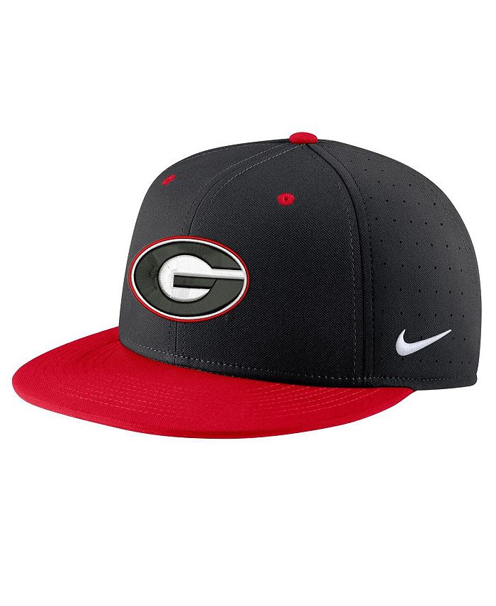 Nike Men's Black Georgia Bulldogs Aero True Baseball Performance Fitted ...