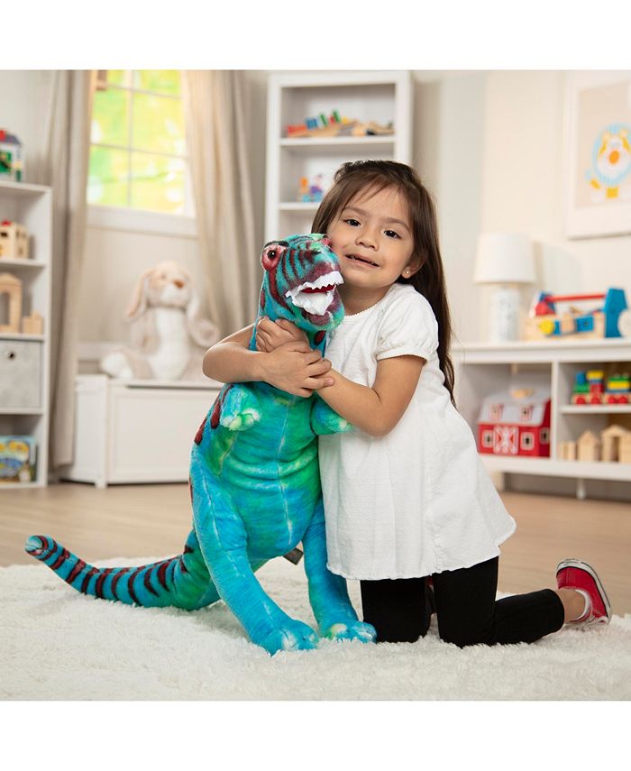 Melissa and Doug Melissa & Doug T-Rex Dinosaur - Lifelike Stuffed ...