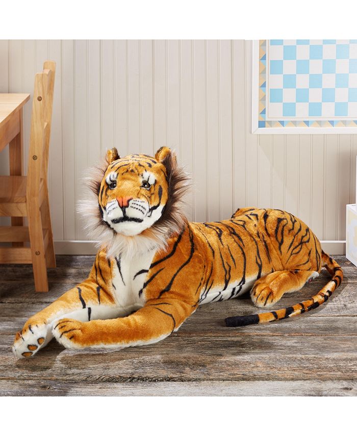 Melissa and Doug Melissa & Doug Giant Tiger - Lifelike Stuffed Animal ...