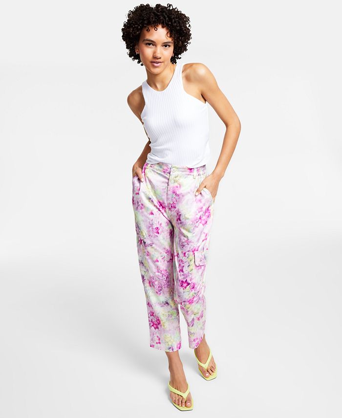 Bar Iii Womens Sleeveless Ribbed Tank Top Created For Macys Macys