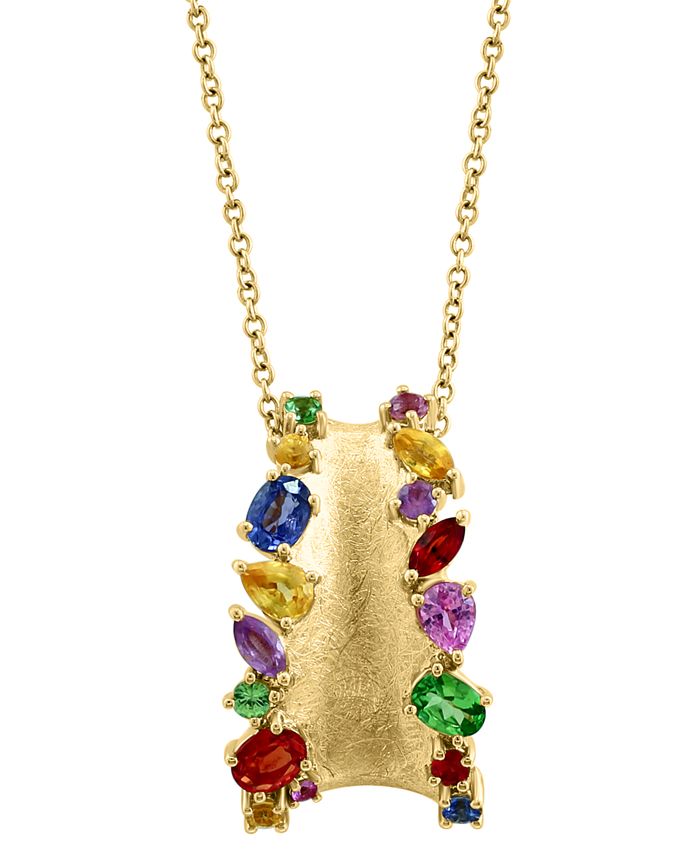 EFFY Collection EFFY® Multi-Sapphire (1-1/4 ct. t.w.) & Tsavorite (1/3 ...