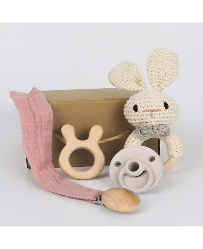 embe Binnie Retractable Pacifier Newborn Baby Gift Set by - Macy's