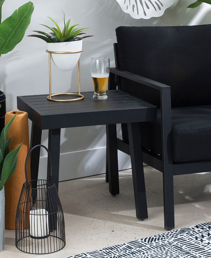 Linon Home Décor Acadian Outdoor Side Table - Macy's