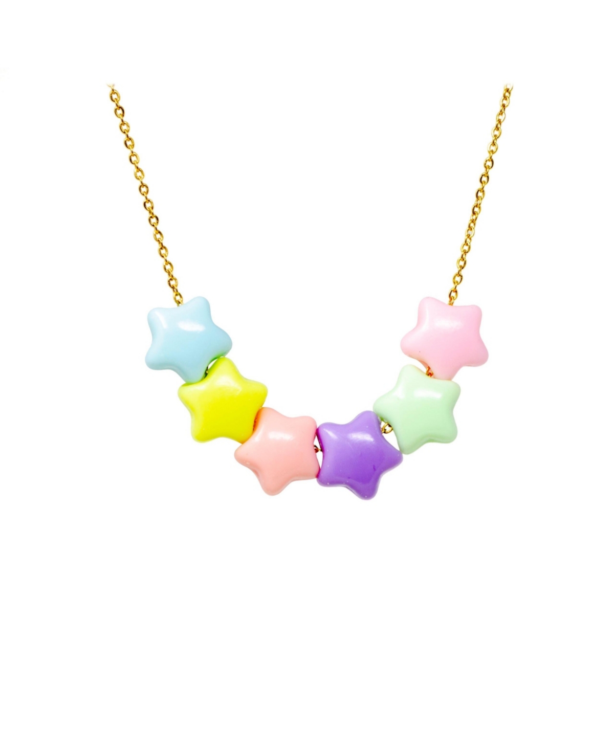 Click here for Zomi Gems Girls Jumbo Star Charm Necklace - Gold prices