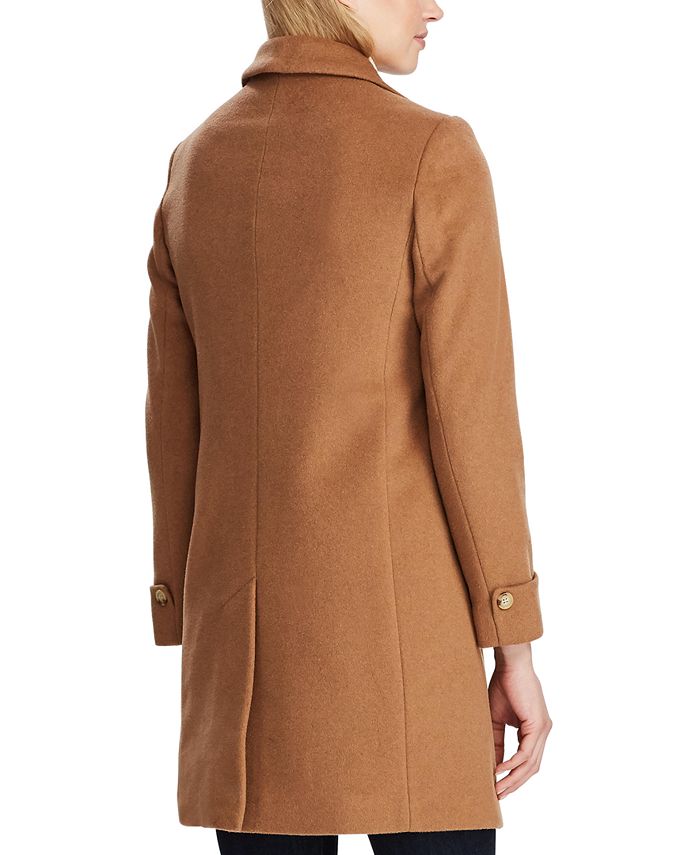 Lauren Ralph Lauren Women's Petite Notched-Collar Walker Coat - Macy's