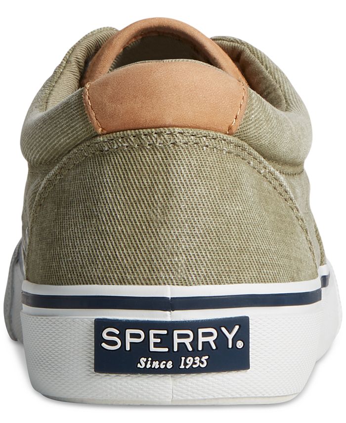 Sperry Men's Striper II CVO SW Twill Lace-Up Sneakers - Macy's
