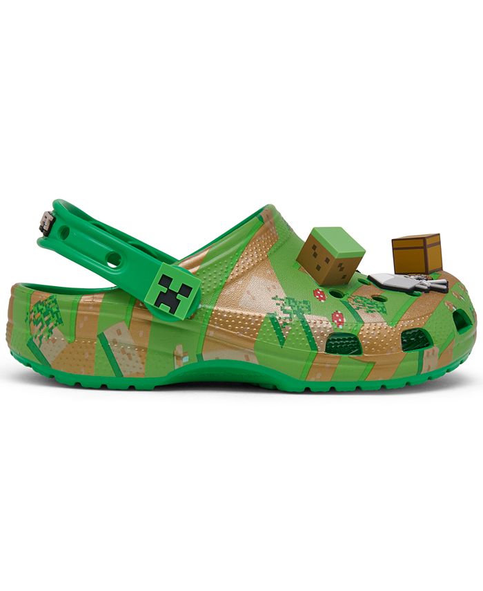 Crocs Big Kids Minecraft Classic Clogs from Finish Line - Macy's