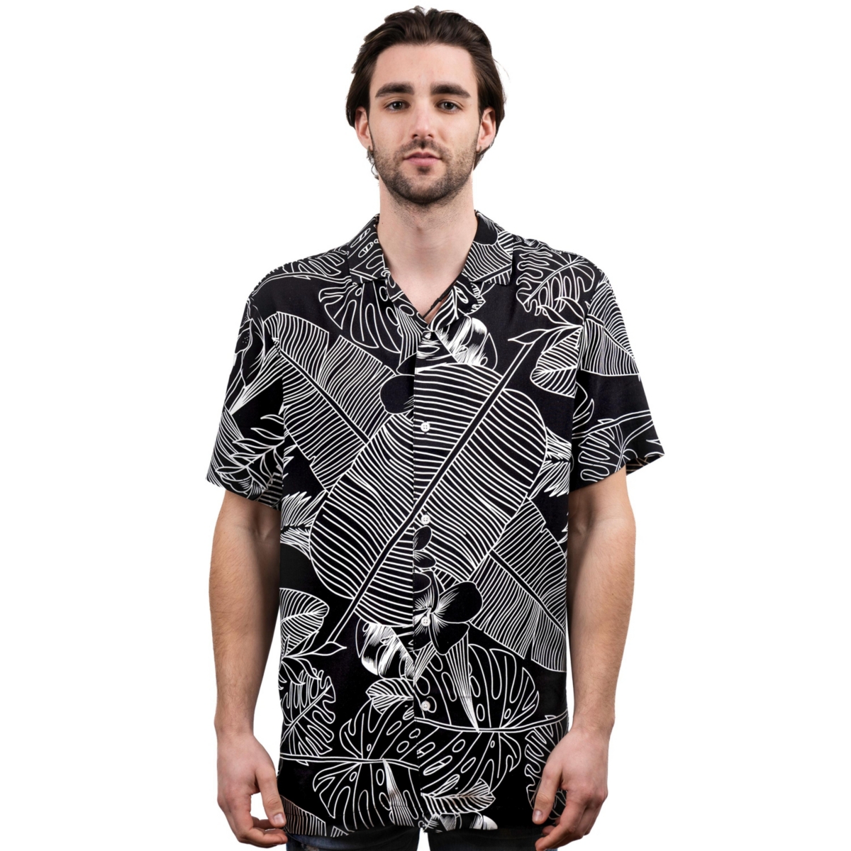 Click here for Mio Marino Mens Casual Button-Down Hawaiian Short... prices