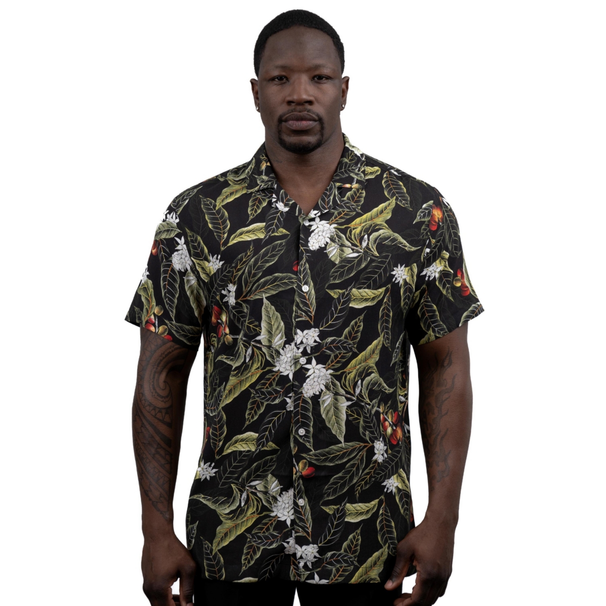 Click here for Mio Marino Mens Casual Button-Down Hawaiian Short... prices