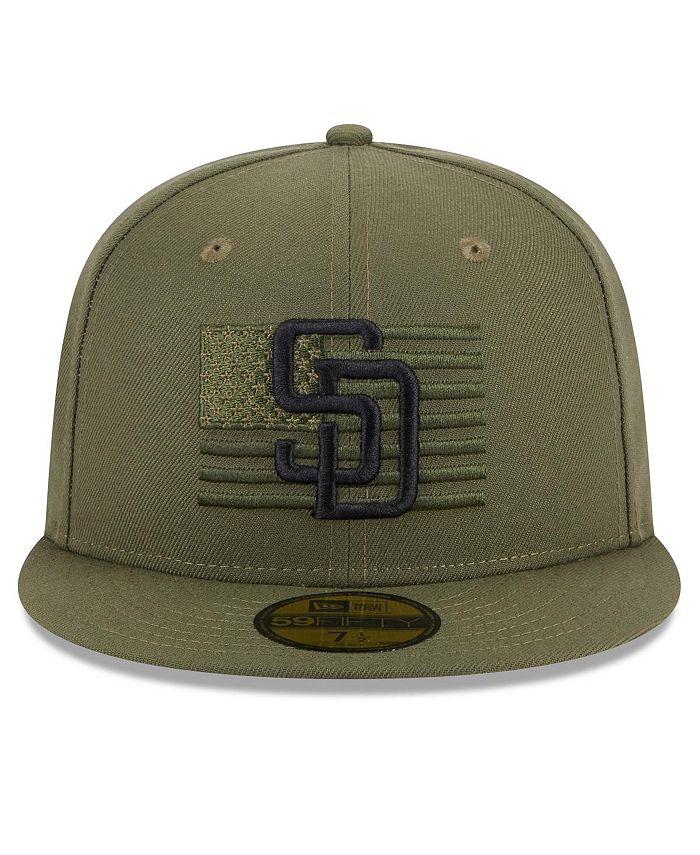 New Era Men's Green San Diego Padres 2023 Armed Forces Day On-Field ...