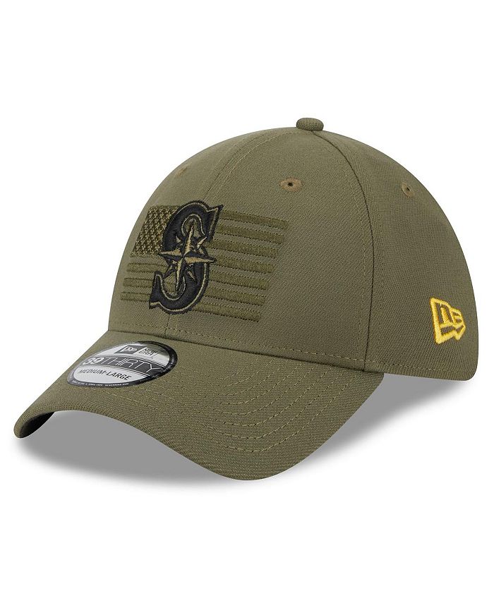 New Era Men's Green Seattle Mariners 2023 Armed Forces Day 39THIRTY ...