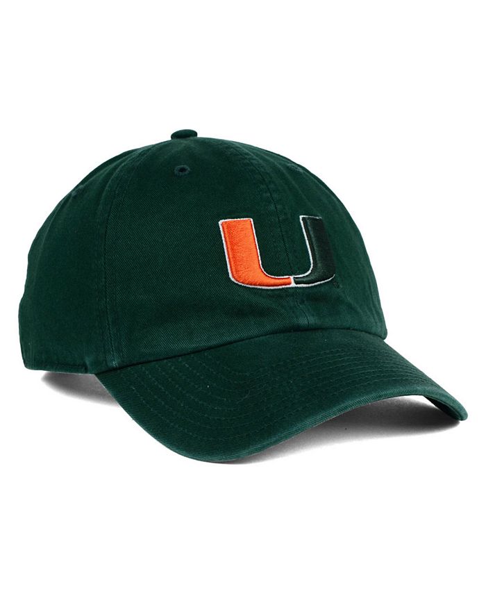 '47 Brand Miami Hurricanes Clean Up Cap - Macy's
