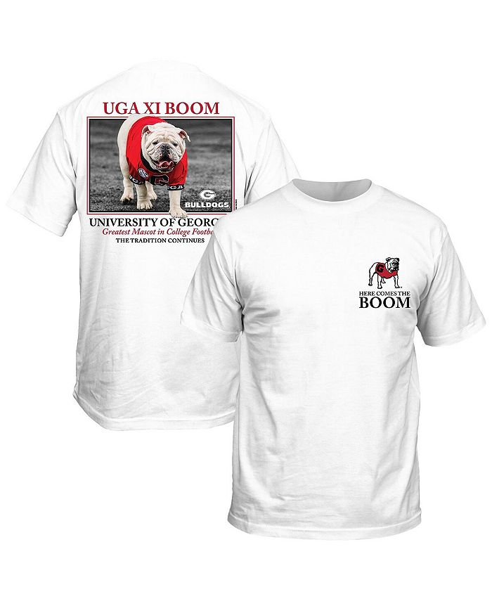 New World Graphics Men's White Georgia Bulldogs UGA XI Boom T-shirt ...