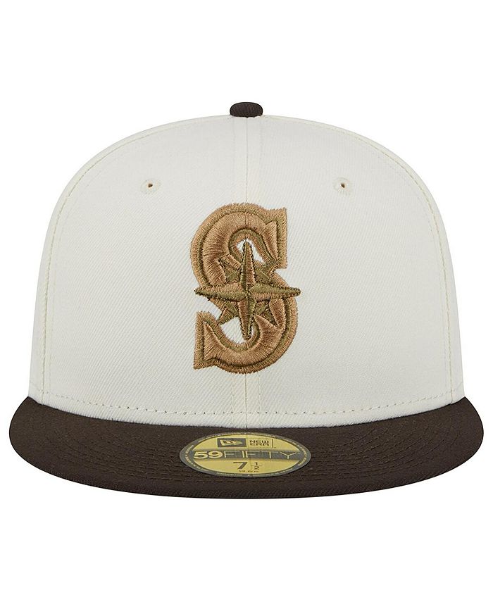 New Era Men's White, Brown Seattle Mariners 40th Team Anniversary ...
