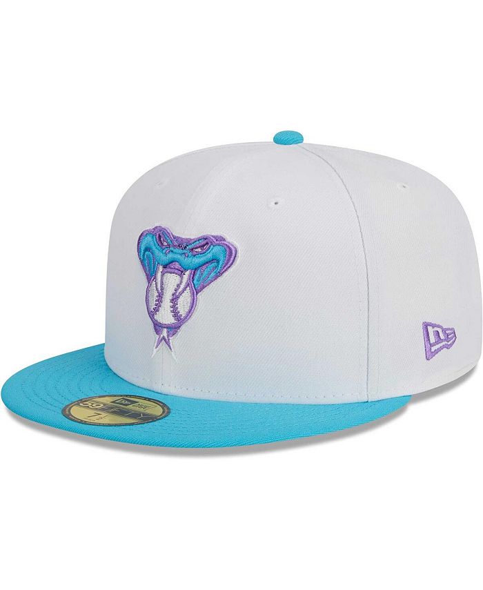 New Era Men's White Arizona Diamondbacks Vice 59FIFTY Fitted Hat - Macy's