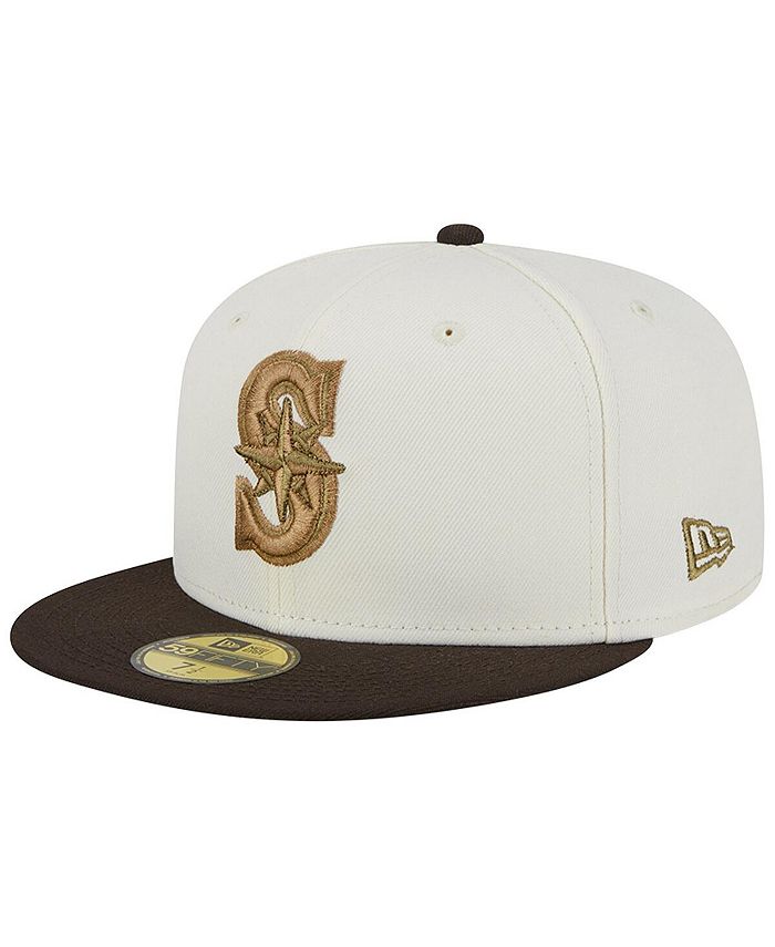 New Era Men's White, Brown Seattle Mariners 40th Team Anniversary ...