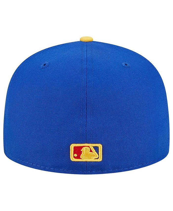 New Era Men's Royal, Yellow San Diego Padres Empire 59FIFTY Fitted Hat ...