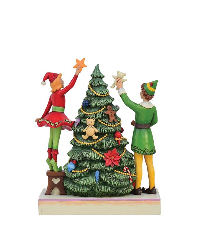 Jim Shore Elf Figurine Buddy Elf and Jovie Elf - Macy's