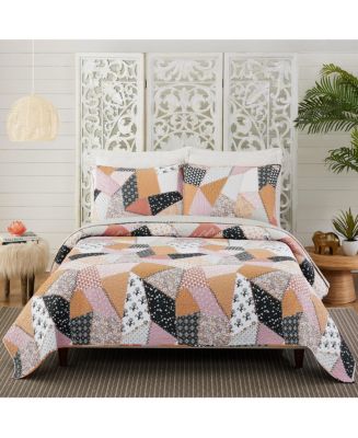 CLOSEOUT! Jessica Simpson Crazy Couture 3-Piece Quilt Set, King - Macy's