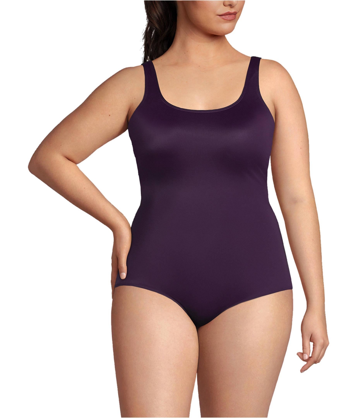 Click here for Lands End Womens Plus size Tugless Low Leg One Pie... prices