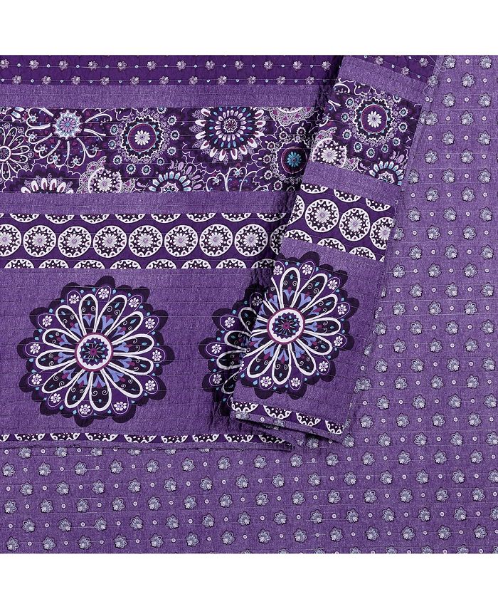 Vera Bradley Tranquil Medallion 2-Piece Quilt Set, Twin - Macy's