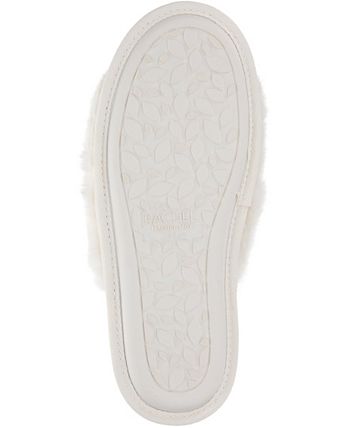 RACHEL Rachel Roy Women's Cardi Plush Cross Band Slipper - Macy's