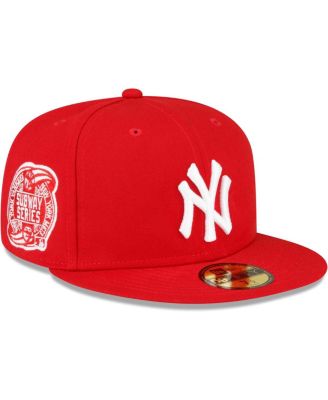 Men's New Era Red New York Yankees Sidepatch 59FIFTY Fitted Hat - Macy's