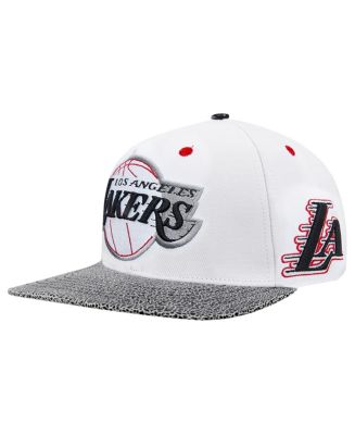 Men's Pro Standard White Los Angeles Lakers Hook Elephant Snapback Hat ...