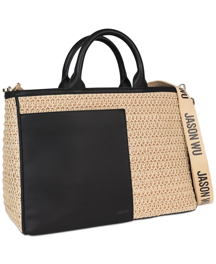 Jason Wu Aster Seasonal Extra-Large Straw Tote Bag - Macy's