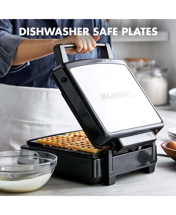 GreenPan Elite 4-Square Nonstick Belgian & Regular Waffle Maker - Macy's