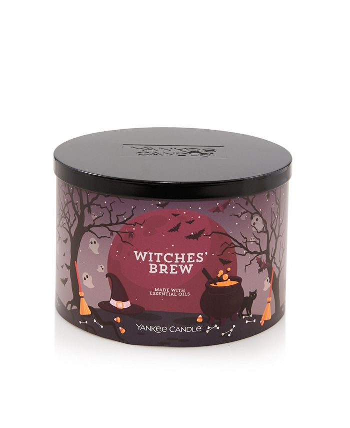 Yankee Candle 3-Wick Glass Witches Brew Candle, 18 oz - Macy's
