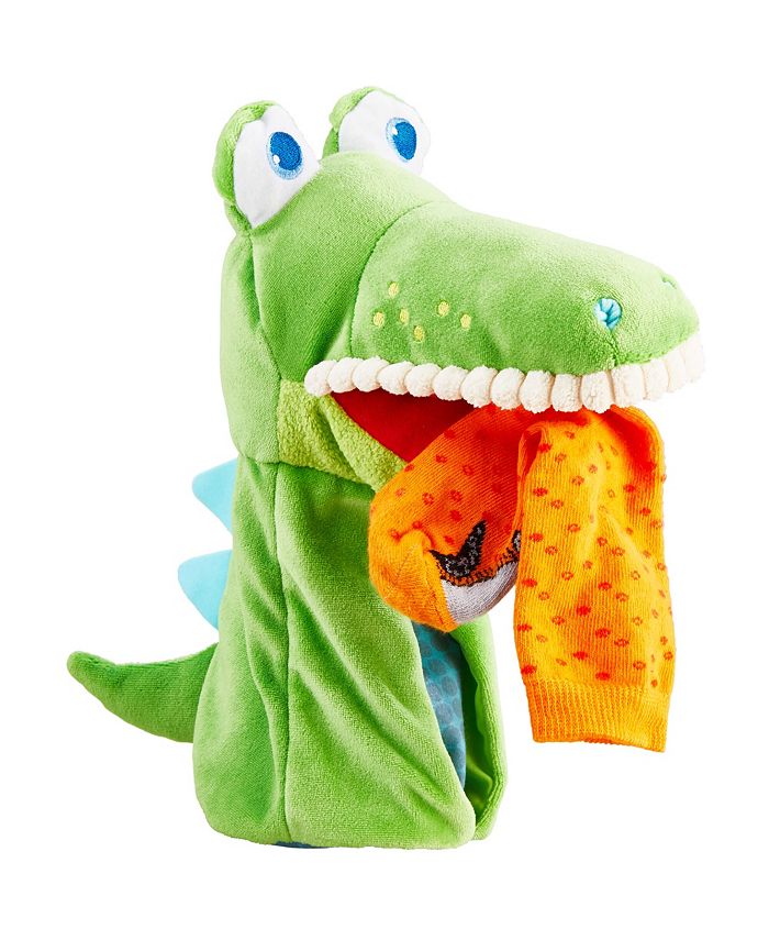 Haba Glove Puppet Eat It Up Croco - Hand Puppet with Built in Belly Bag ...