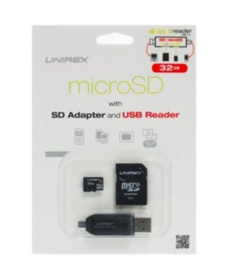 UNIREX CORPORATION Unirex 4-in-1 Usb/Micro USB Reader and SD Adapter ...