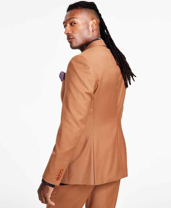 Tayion Collection Men's Classic-Fit Copper Suit Separates Jacket - Macy's