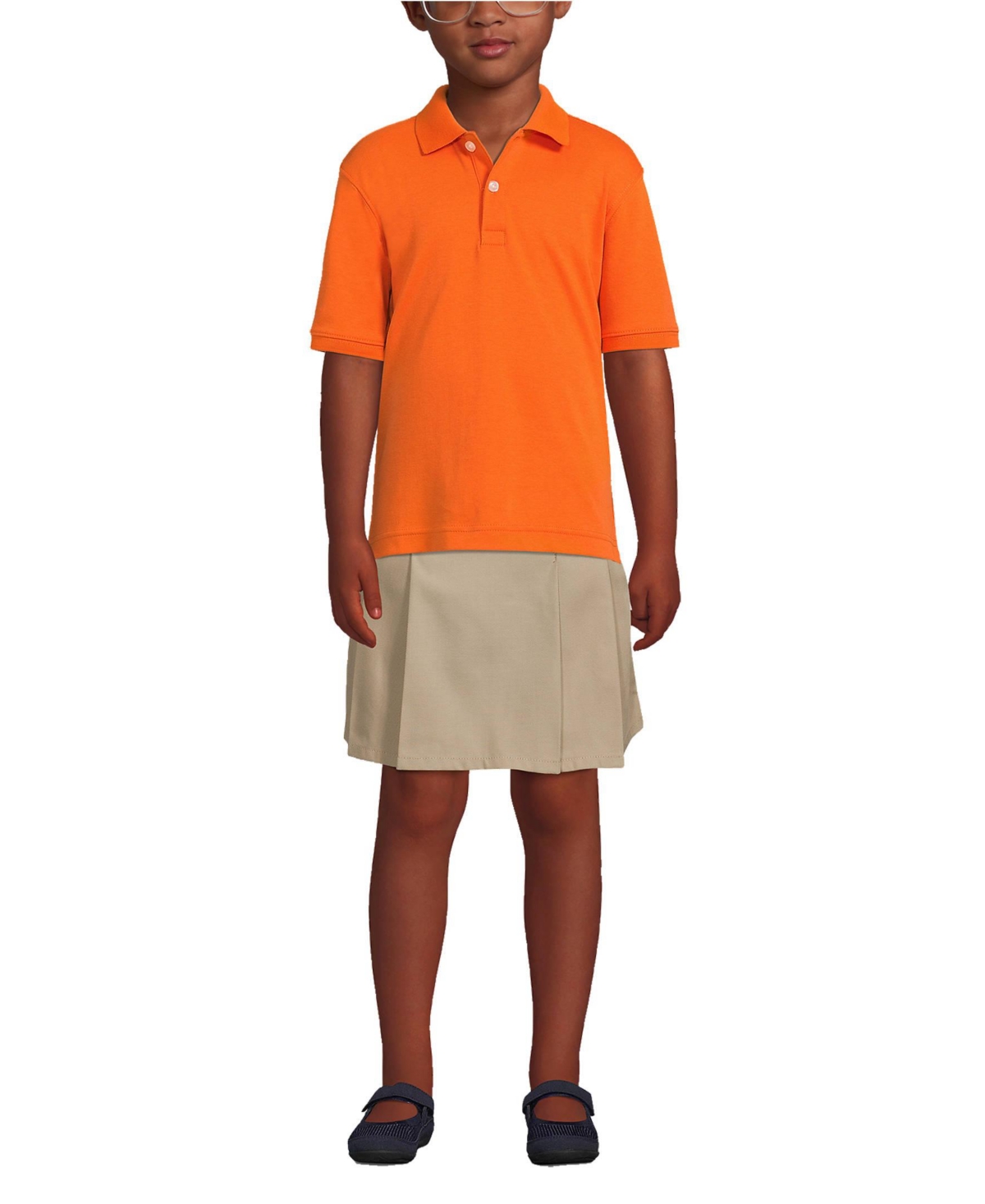 Click here for Lands End Kids Short Sleeve Interlock Polo Shirt -... prices