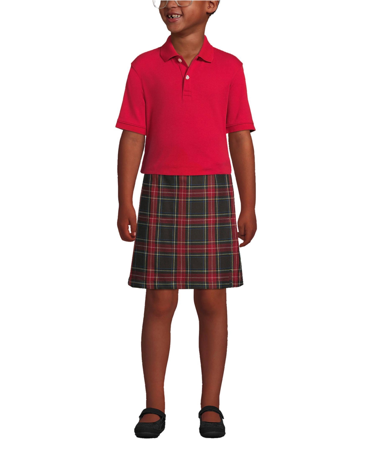 Click here for Lands End Boys Short Sleeve Interlock Polo Shirt -... prices
