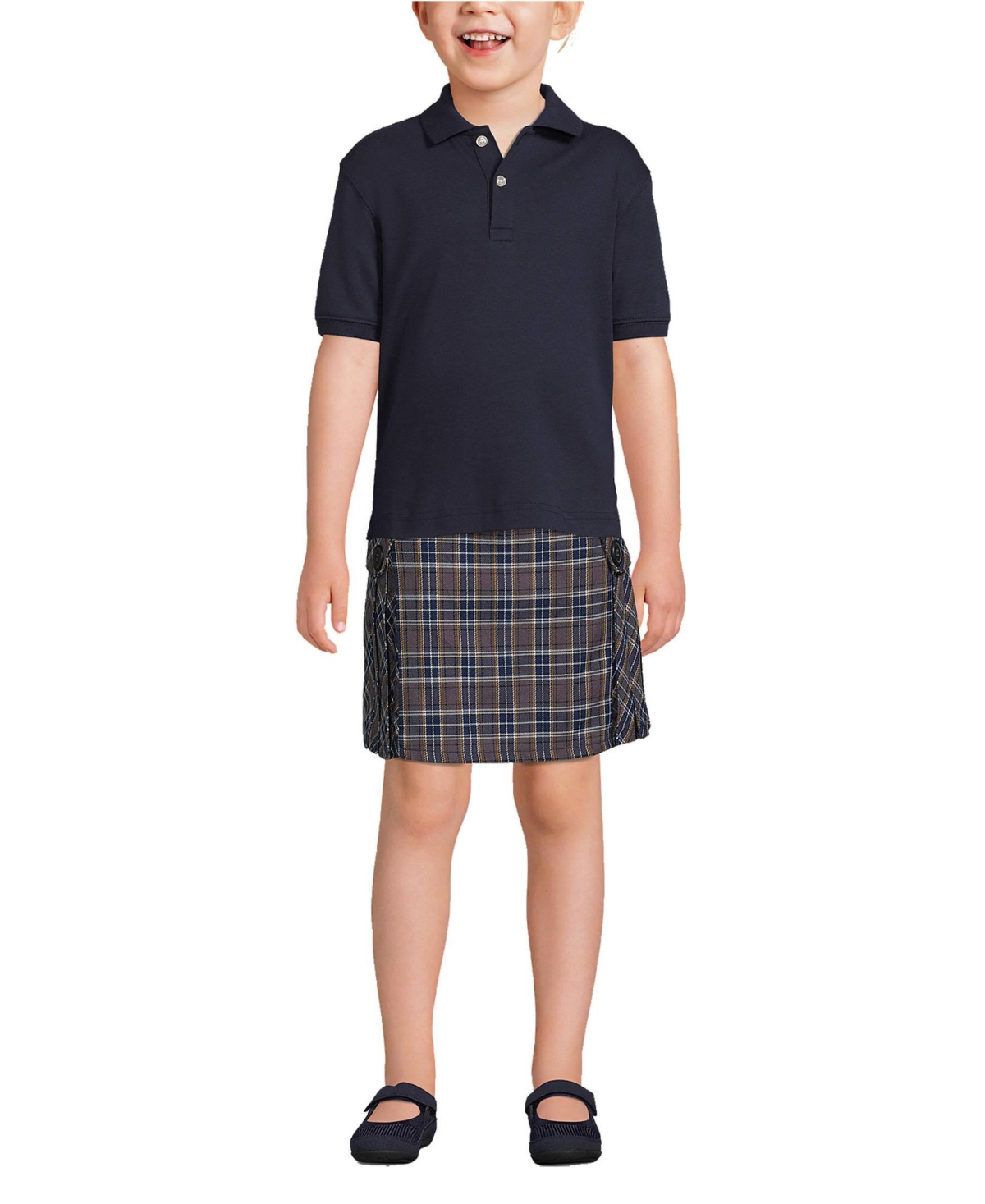 Click here for Lands End Kids Short Sleeve Interlock Polo Shirt -... prices