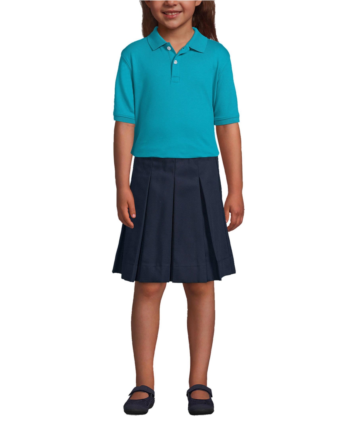 Click here for Lands End Kids Short Sleeve Interlock Polo Shirt -... prices
