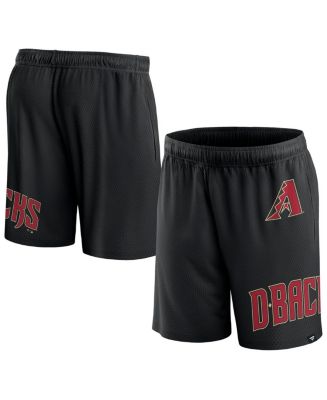Men's Fanatics Black Arizona Diamondbacks Clincher Mesh Shorts - Macy's