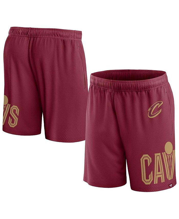 Fanatics Men's Wine Cleveland Cavaliers Free Throw Mesh Shorts - Macy's