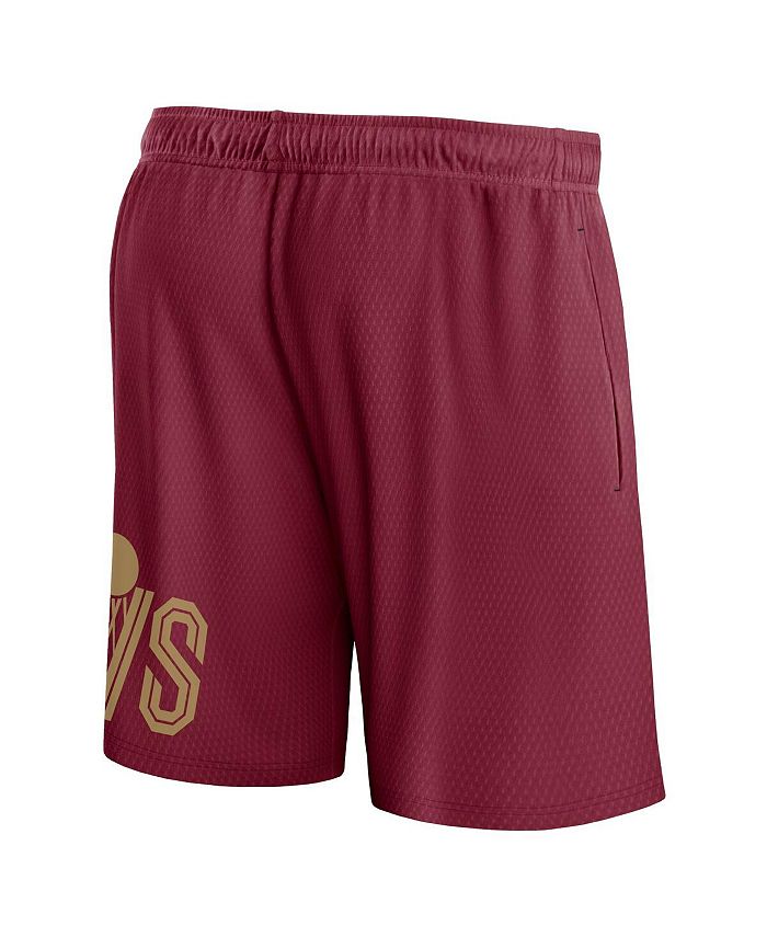 Fanatics Men's Wine Cleveland Cavaliers Free Throw Mesh Shorts - Macy's