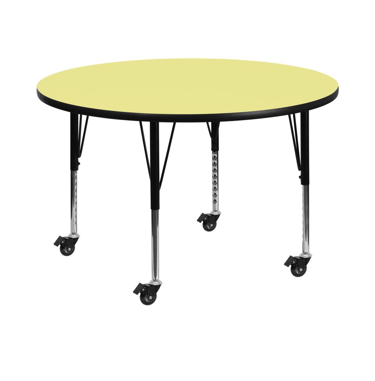 Click here for Emma+Oliver Mobile 48 Round Laminate Adjustable Pr... prices